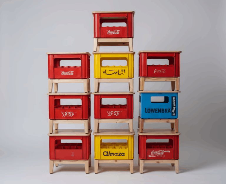 Upcycled Plastic Crate Furniture | Wakilni Marketplace
