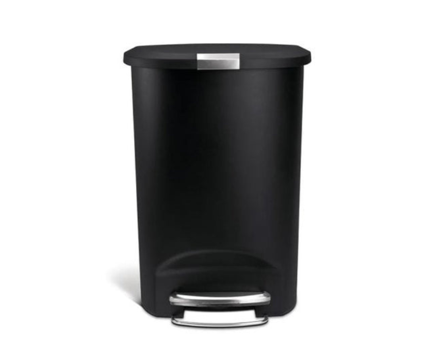 SimpleHuman 50L Kitchen Step Trash Can Brushed Stainless Steel ...