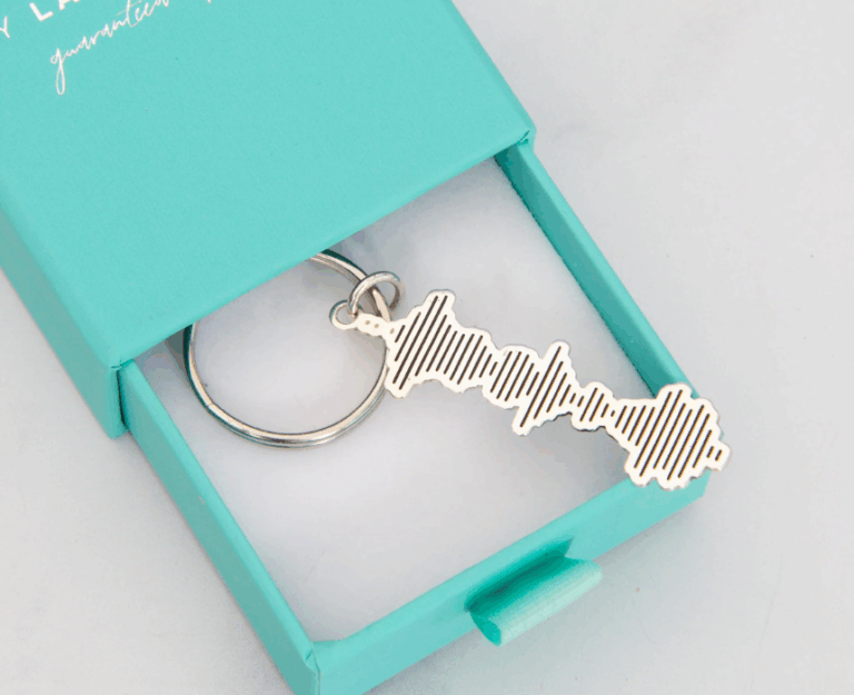 Our Little Secret Sound Wave Keychain – Wakilni Marketplace