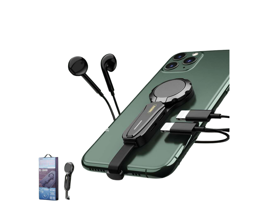 Dual Lightning Port Adapter For Game Control Black Rl La08I – Wakilni ...