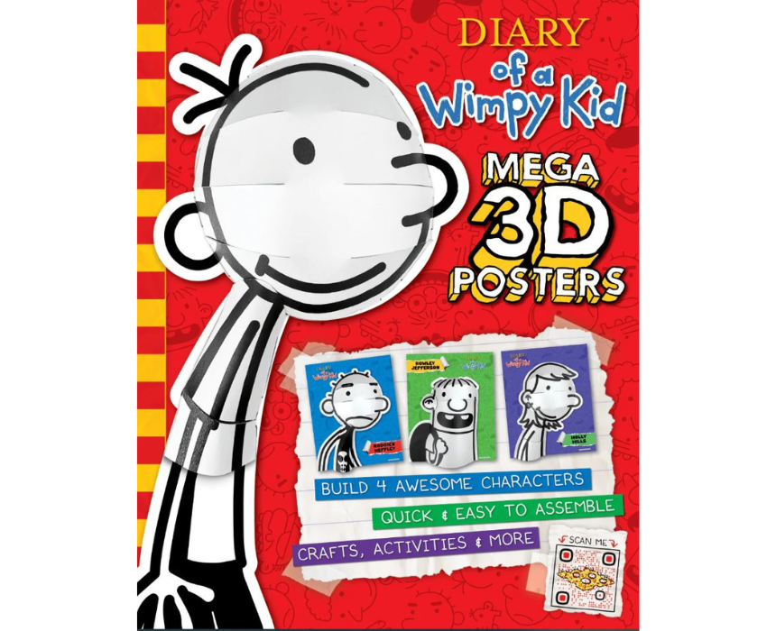 Diary of a Wimpy Kid Pop Heads 3D Crafts – Wakilni Marketplace