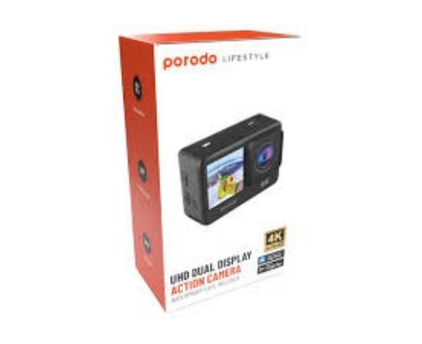 Lifestyle Waterproof 4K Action Camera 900Mah Black PD 4KACAM BK ...